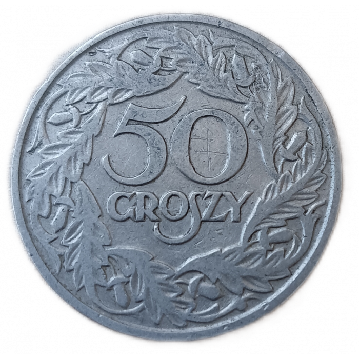 Купить монету Польша 50 Грошей 1923 год за 84р.